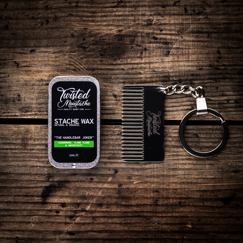 Stache & Grab Set | Stache Wax & Moustache Comb