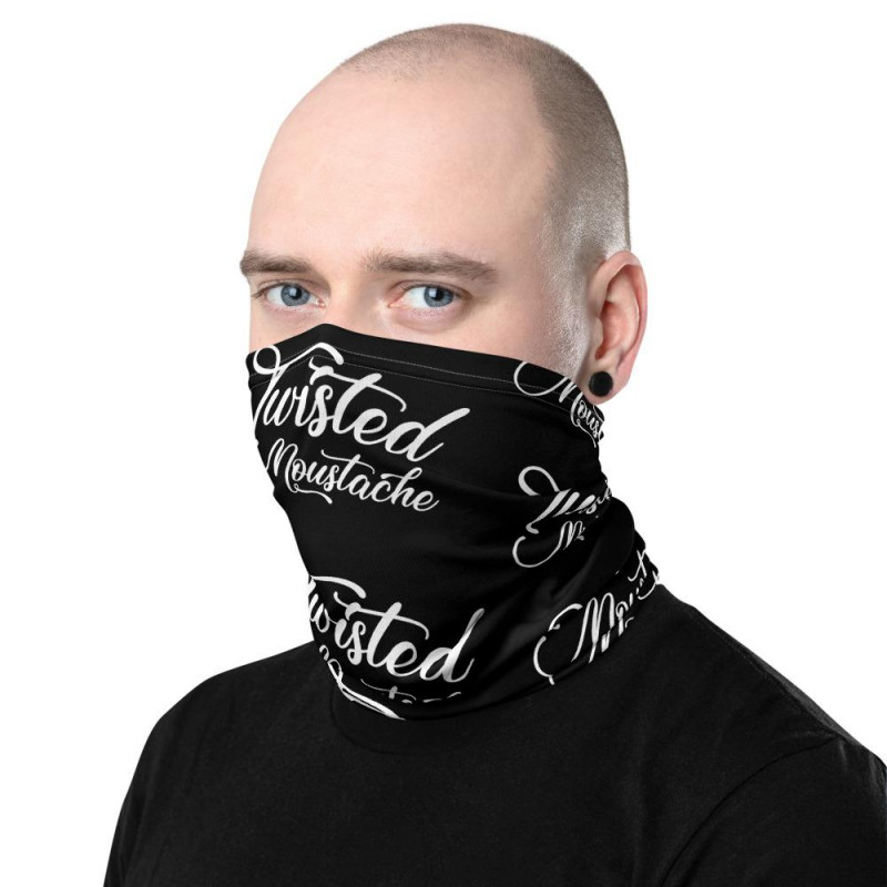 Twisted Moustache Beard Cover (Black) | Black